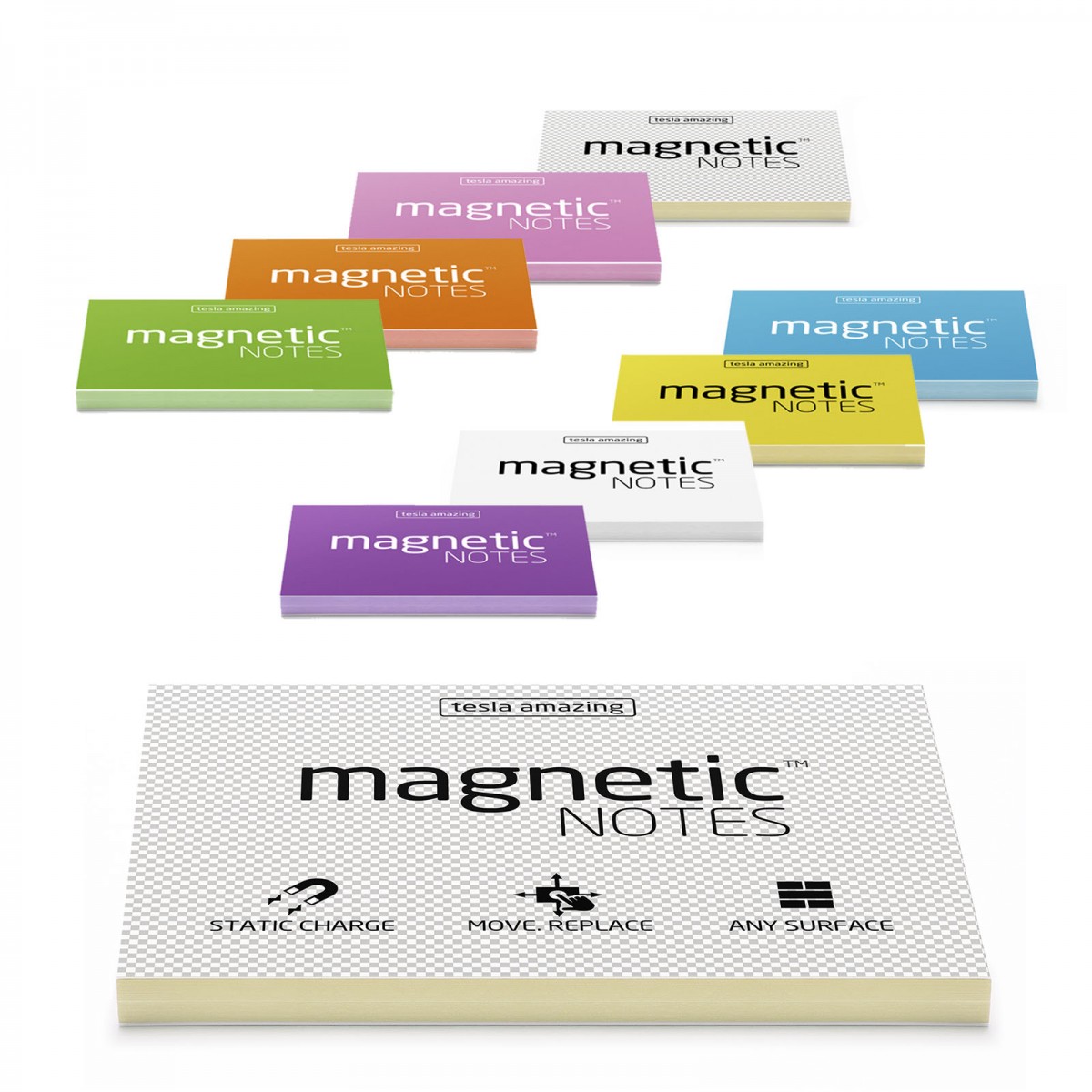 Magnetic สุดยอดกระดาษพลังไฟฟ้าสถิตย์ ติดได้ทุกพื้นผิว