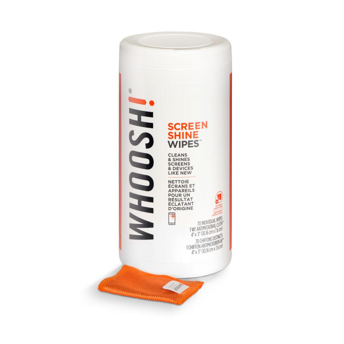 Whoosh Screen Shine ชนิด Wipe ผ้าเช็ดทำความสะอาด Apple Store เลือกใช้